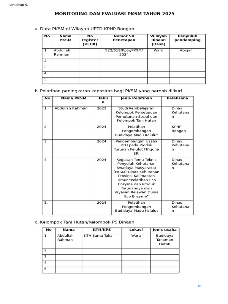 Form Abdullah Rahman | PDF