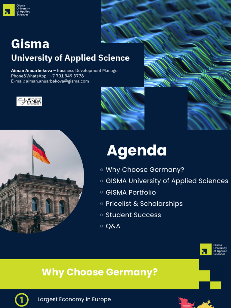 GISMA University of Applied Sciences Final | PDF | Cost Of Living ...