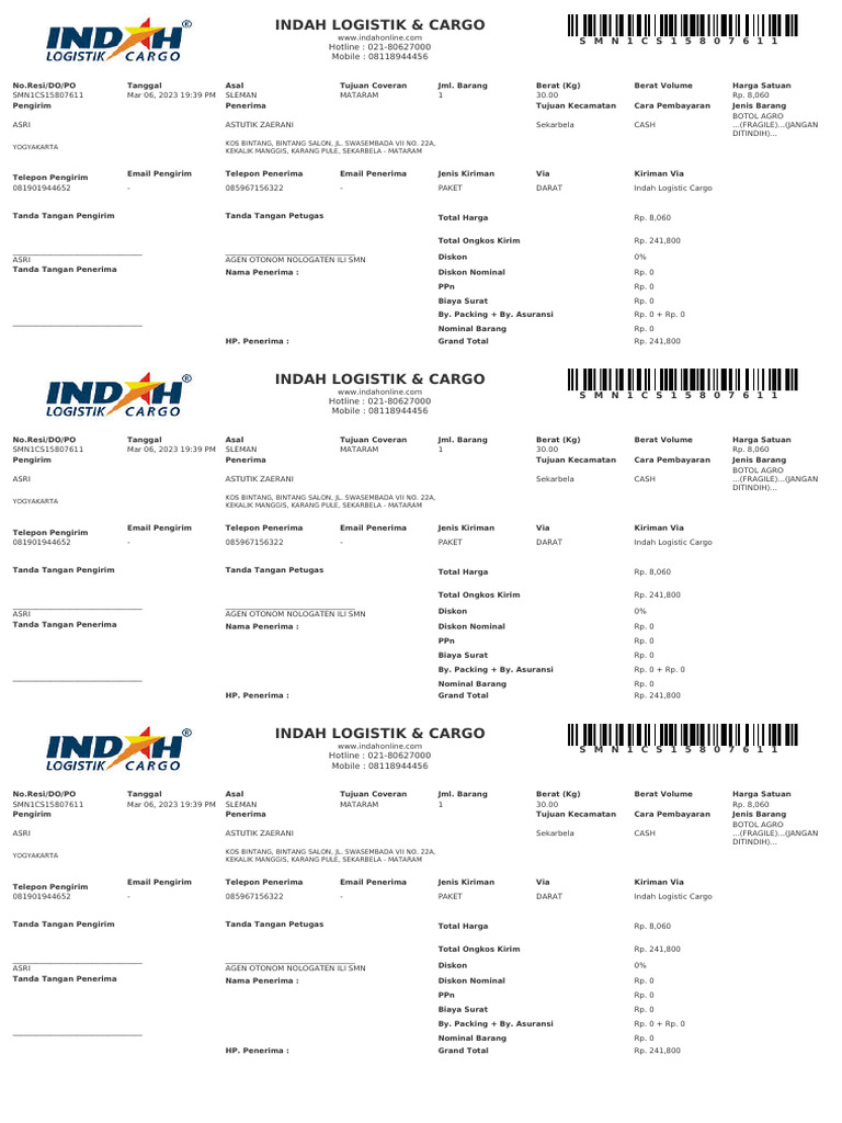 Resi Sekarbela Mataram | PDF