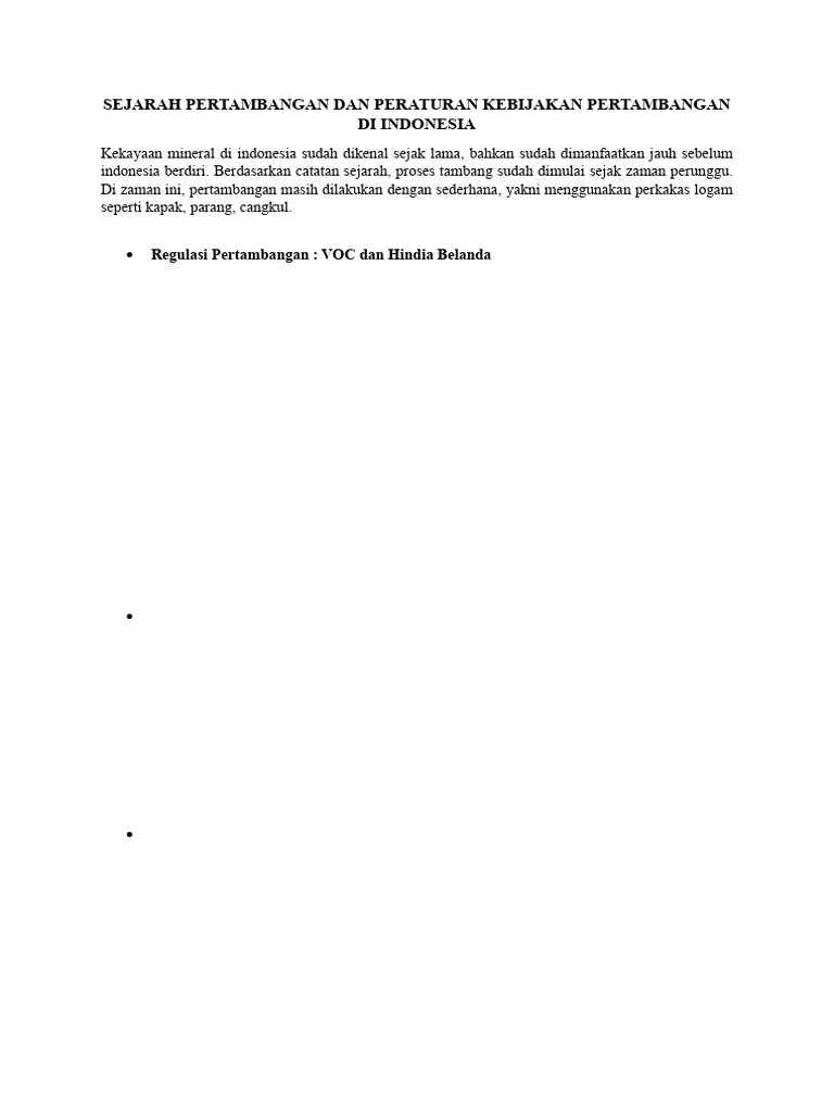 I Gede Radea - 122370024 - Kebijakan Pertambangan RC | PDF