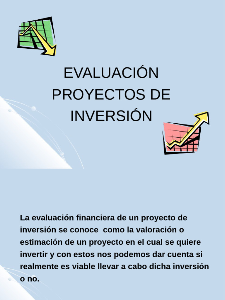 Evaluacion Proyectos de Inversion | PDF