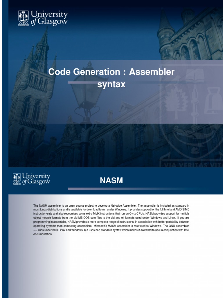 Nasm | PDF | Subroutine | Assembly Language