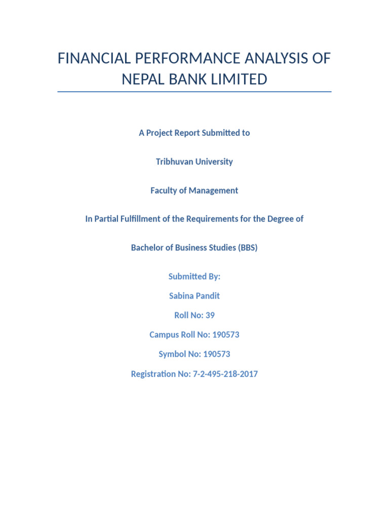 Financial_Performance_Analysis_NBL_Final_Formatted (1) | PDF | Economies | Business