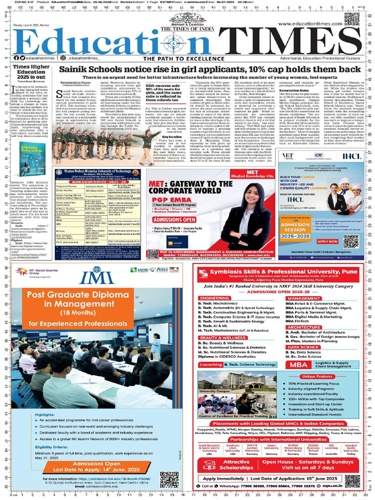 Education Times Mumbai 09.06.2025.. | PDF