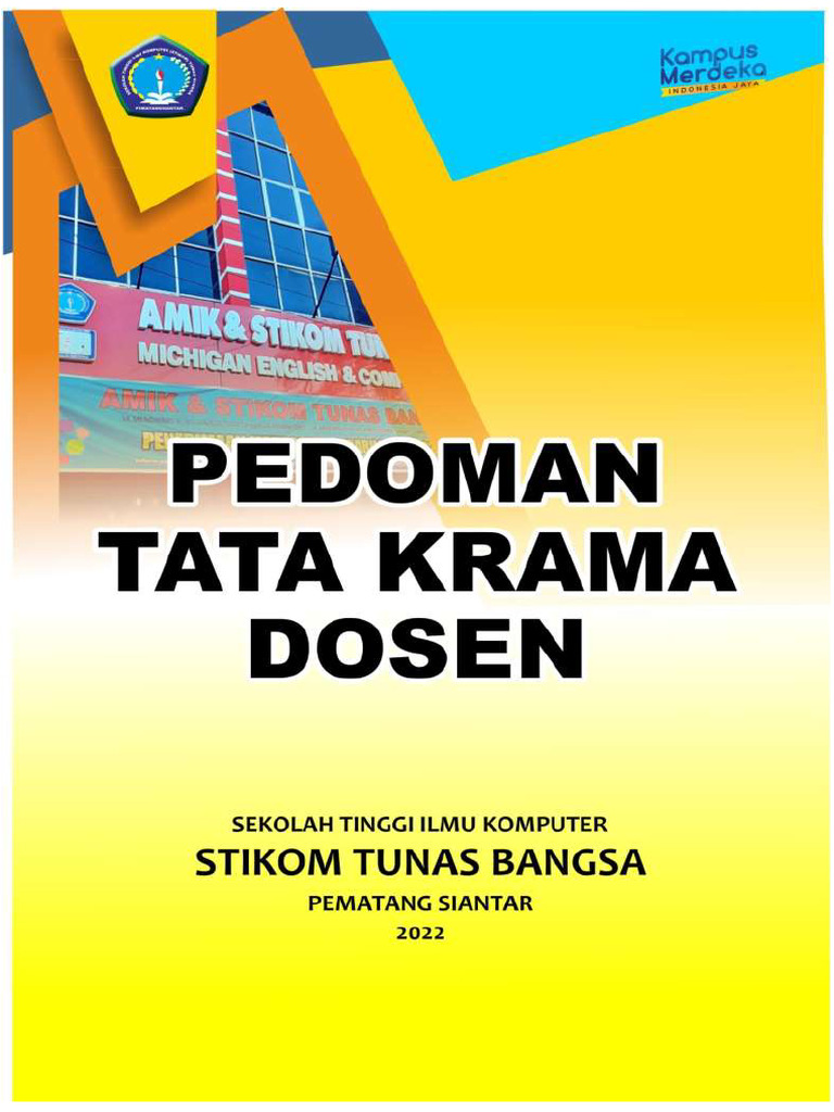 Pedoman Tata Krama Dosen | PDF