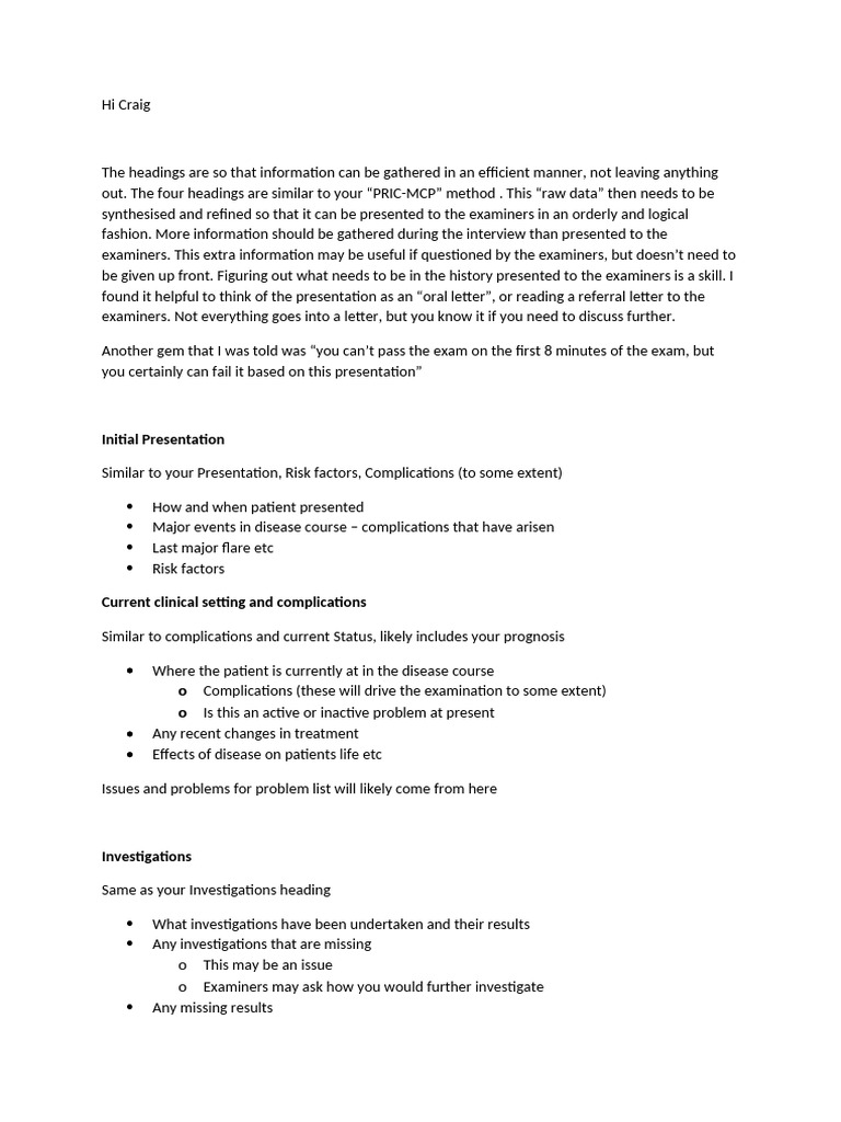 Swain Son Long Case Method | PDF | Health Sciences | Diseases And Disorders