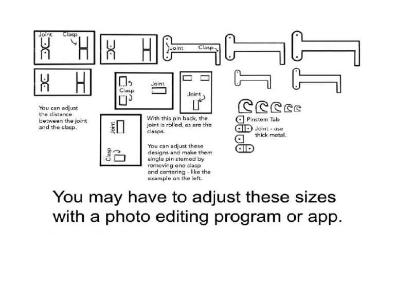 Pin Back Patterns | PDF