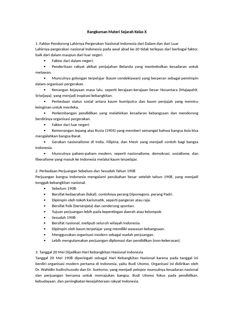 Materi + Soal Sejarah SMK Adb | PDF