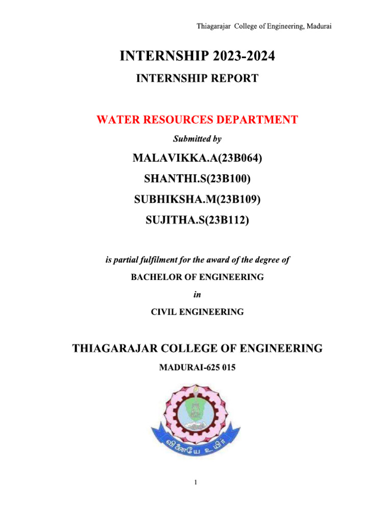 SSSM Internship Report | PDF