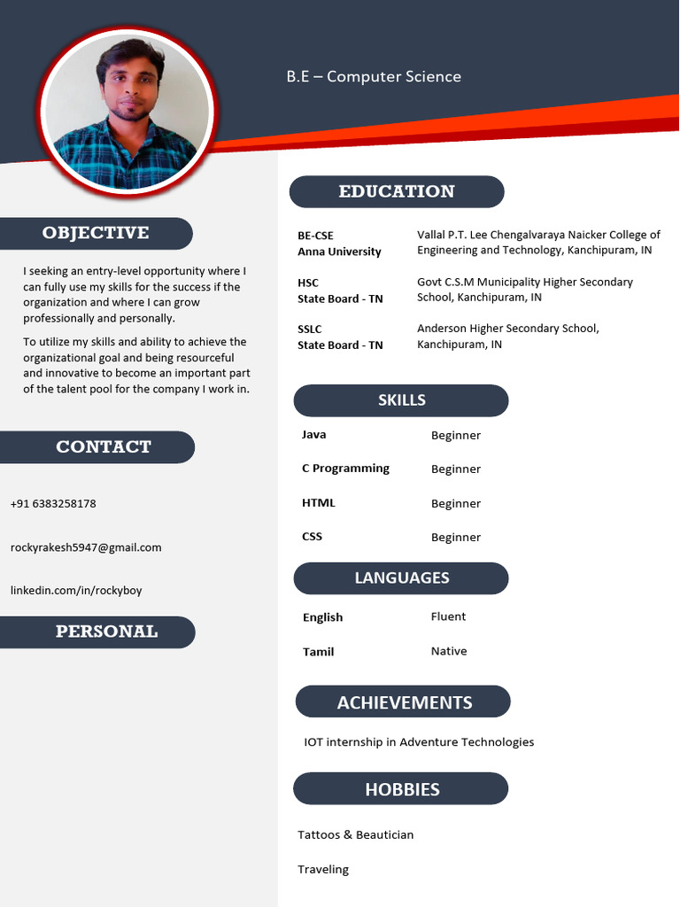 Rakesh M - Resume | PDF