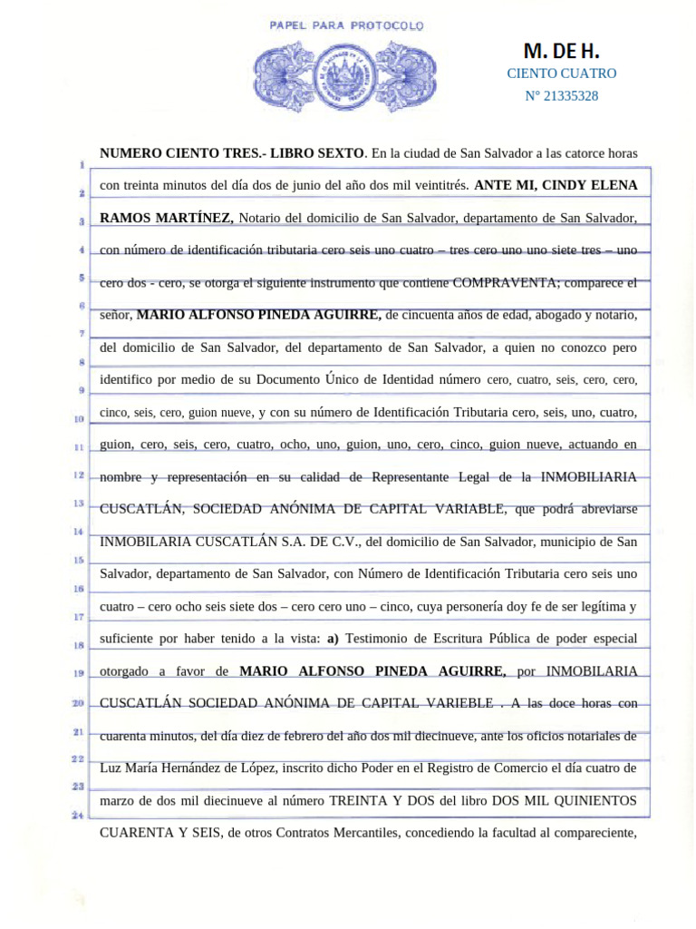 Escritura de Casa | PDF | Propiedad