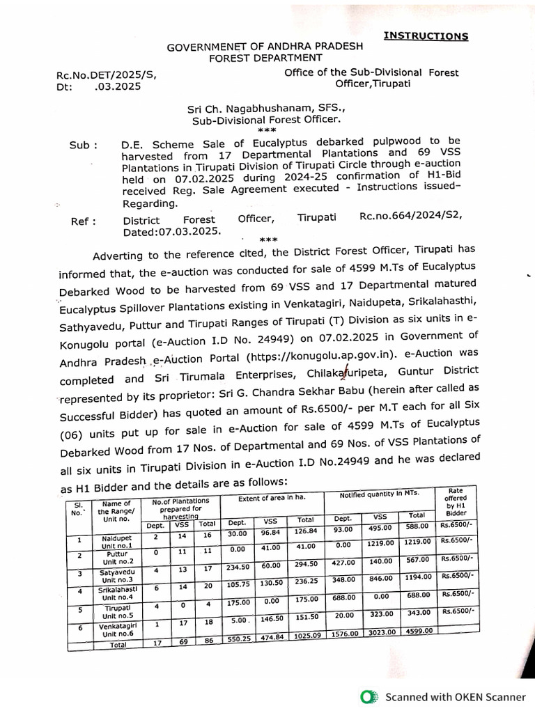 DET Instructions | PDF