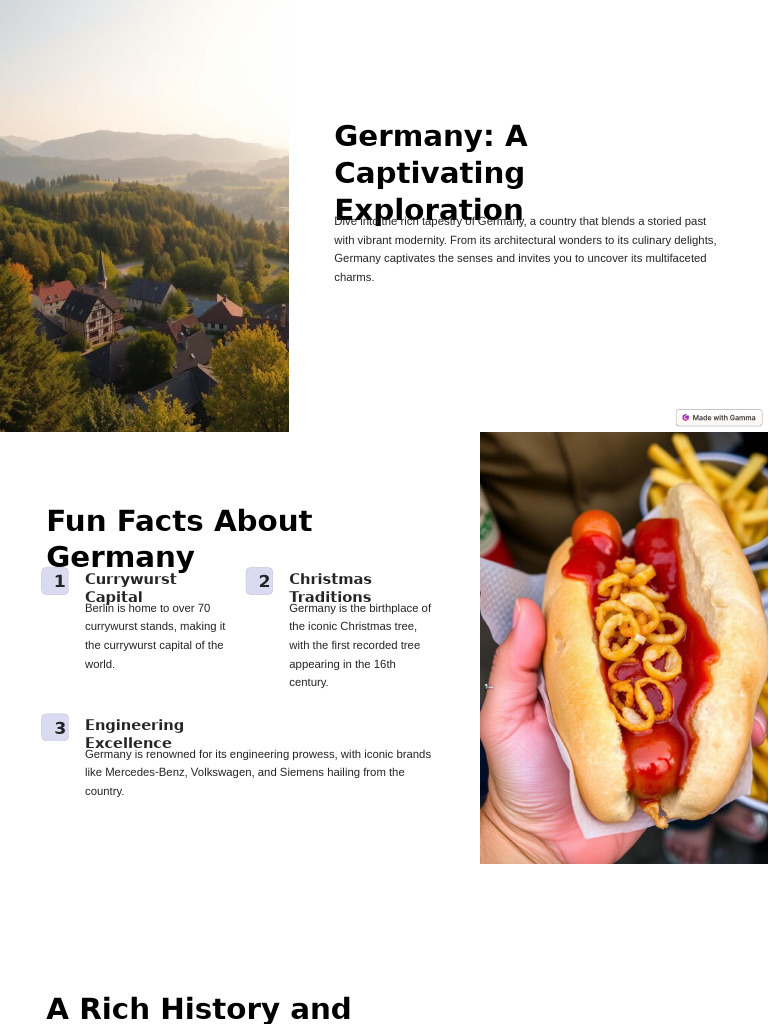 Discover Germany's Rich Culture & History | PDF