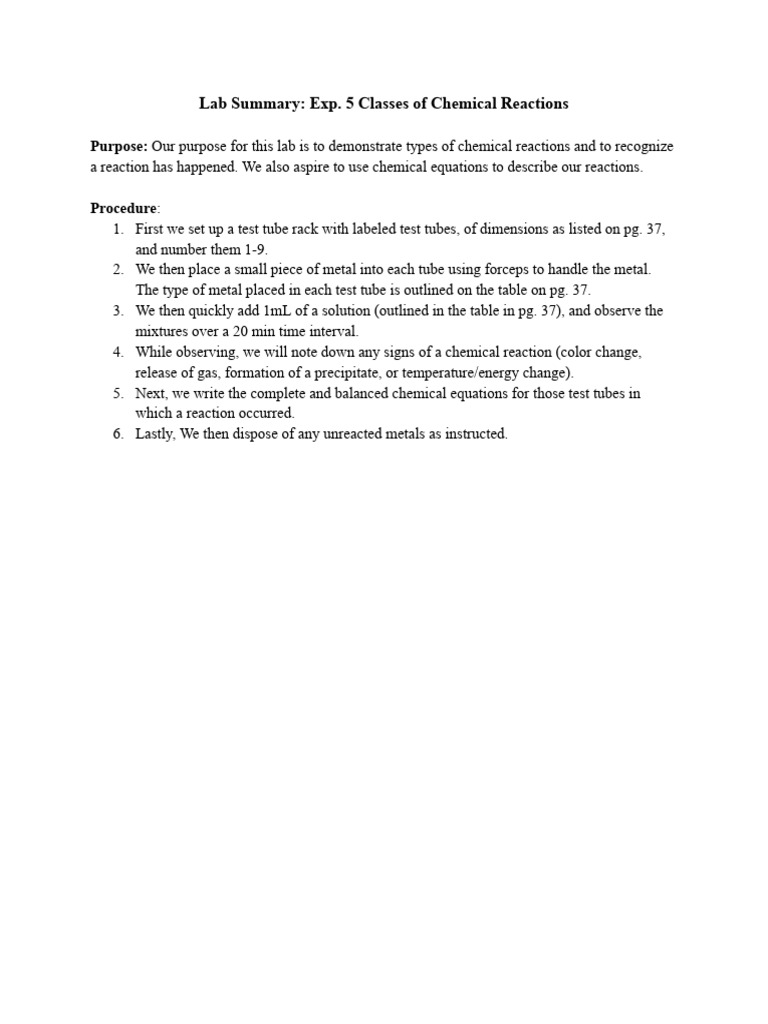 Lab 5 Summary | PDF