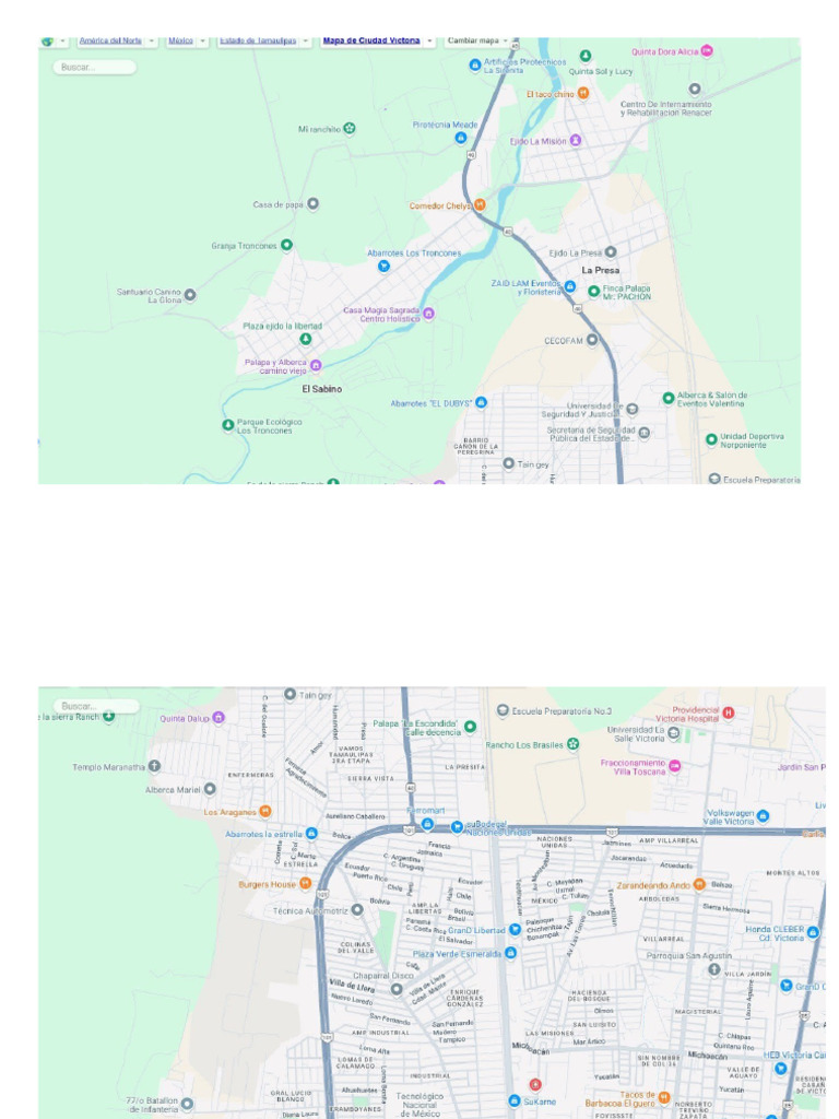 Mapa Cd. Victoria | PDF