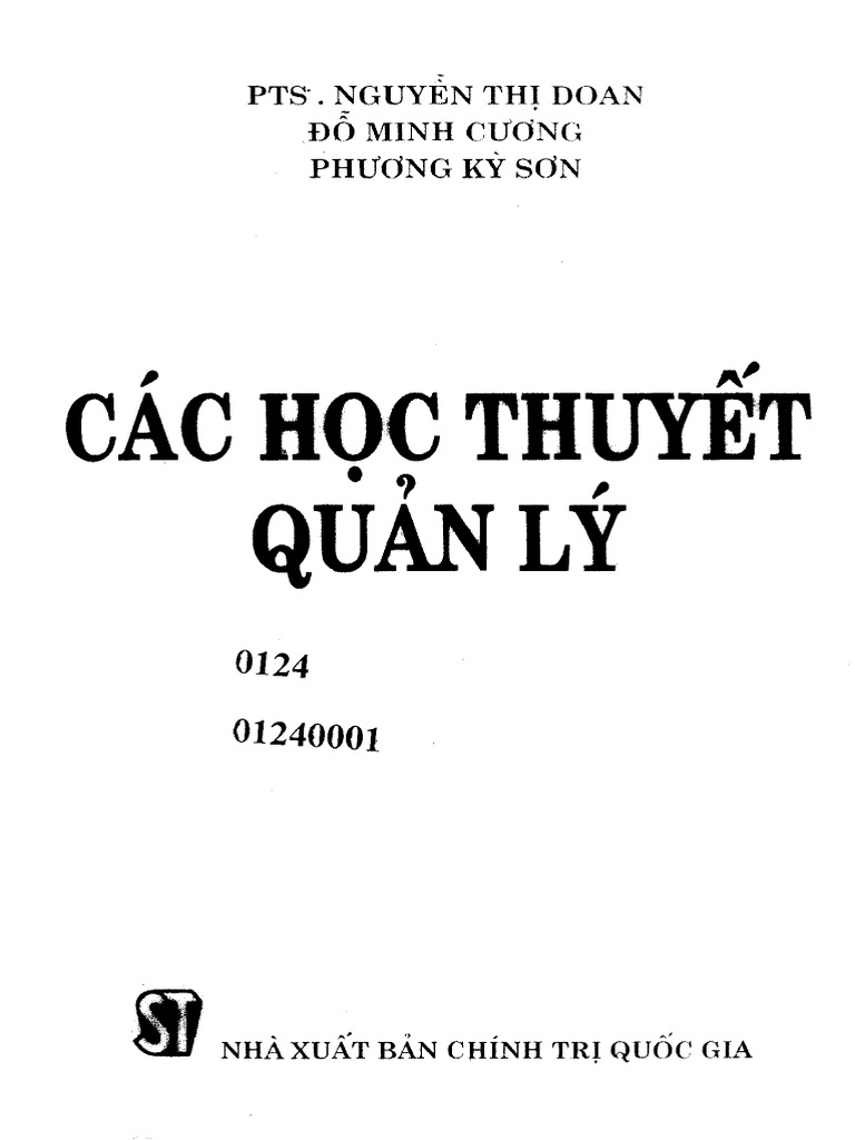 Cac Hoc Thuyet Quan Ly | PDF