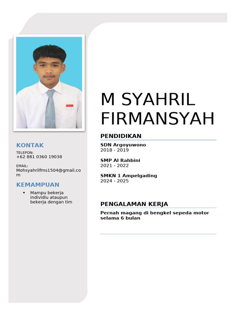 CV Om Andik | PDF