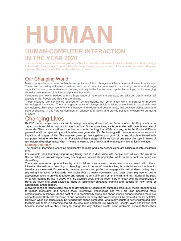 Our Changing World | PDF | Learning | Educational Technology