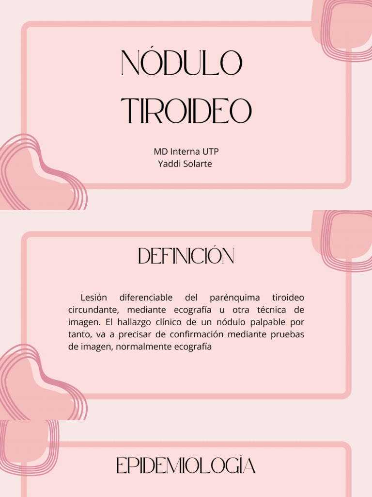 Nodulo Tiroideo | PDF
