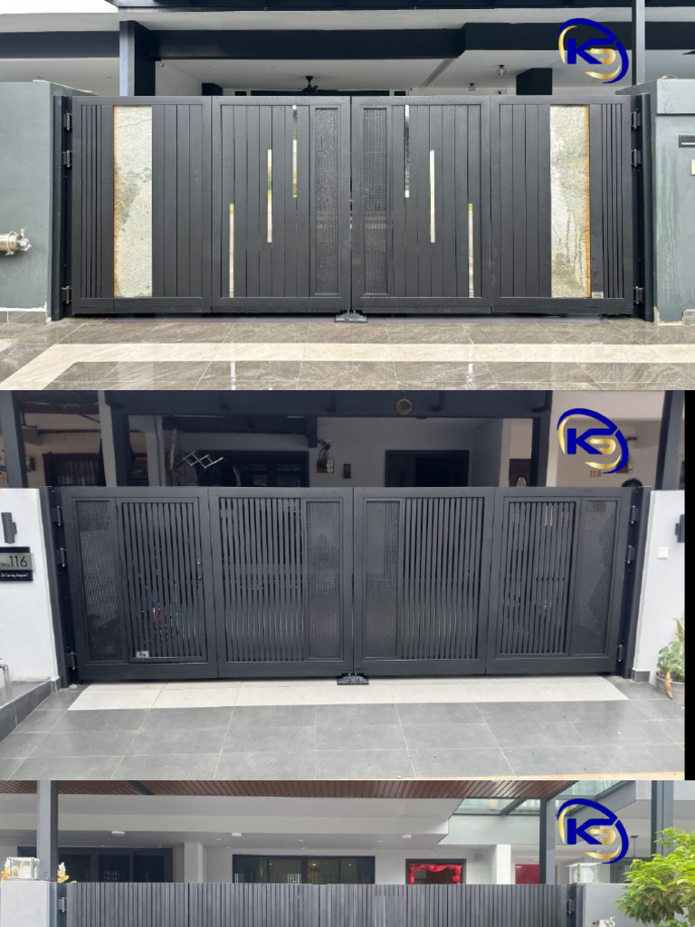 Trackless Folding Gate Design 2025 | PDF