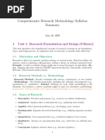 Complete Research Methodology Notes | PDF