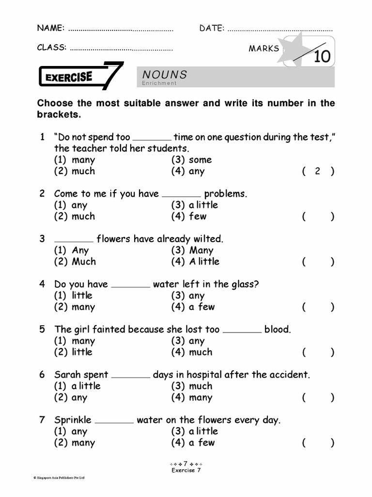 Conquer Grammar Workbook P3 - 7 | PDF