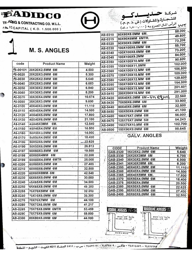 Hadidco Steel Book | PDF