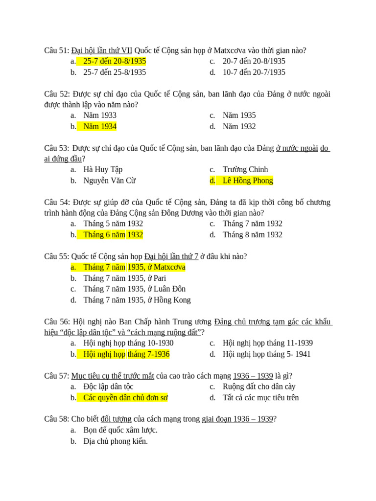 BTTN Số 2 Có Đáp Án | PDF