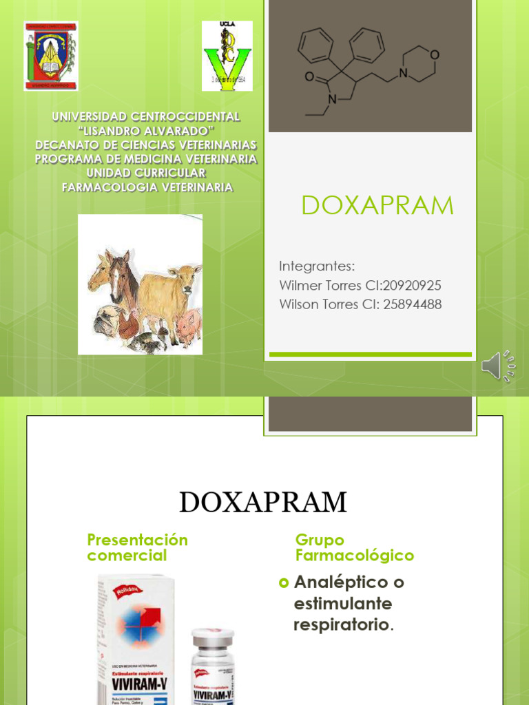 14 Doxapram | PDF | Farmacología | Medicina CLINICA