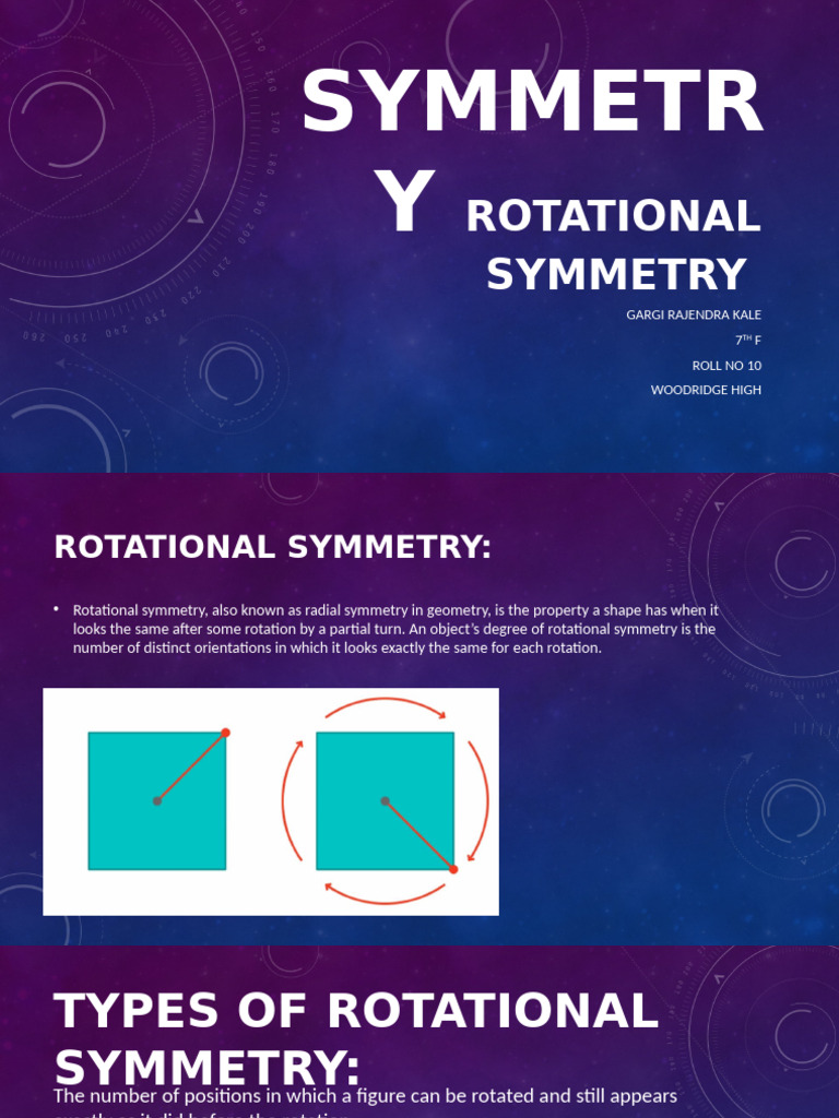 Rotational Symmetry | PDF