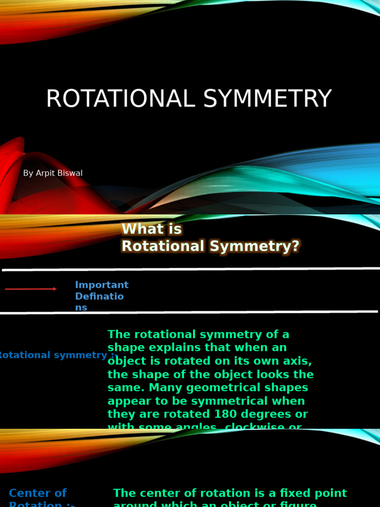 Rotational Symmetry | PDF