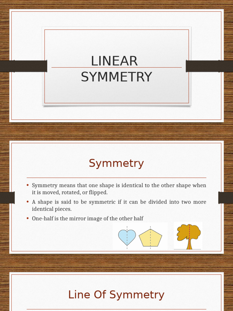 Linear Symmetry | PDF