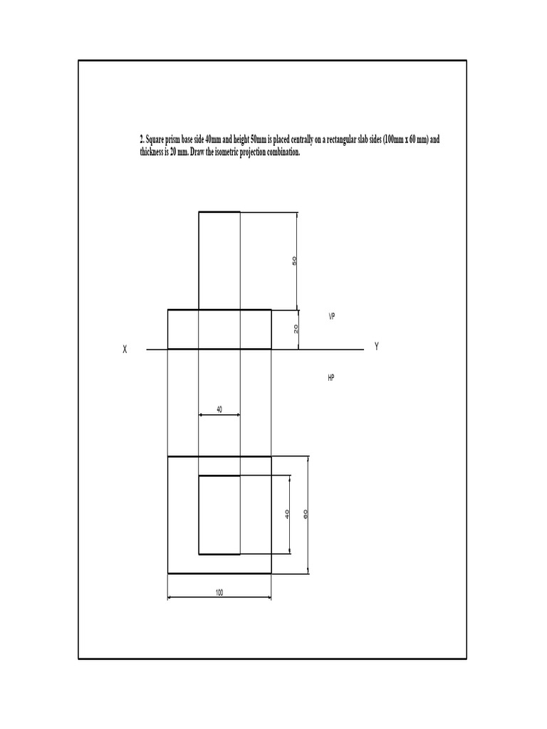 Isometric Projection of Solid Combinations | PDF | Sphere | Classical ...