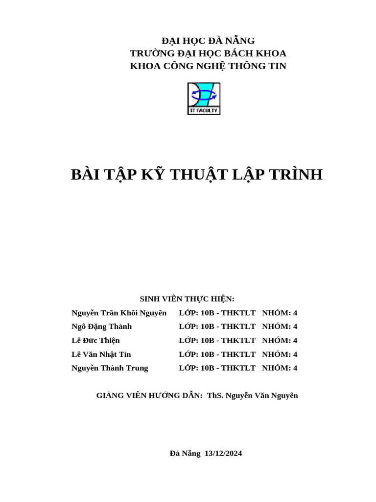 BAI-TAP-KTLT-Mau-bao-cao-Copy | PDF