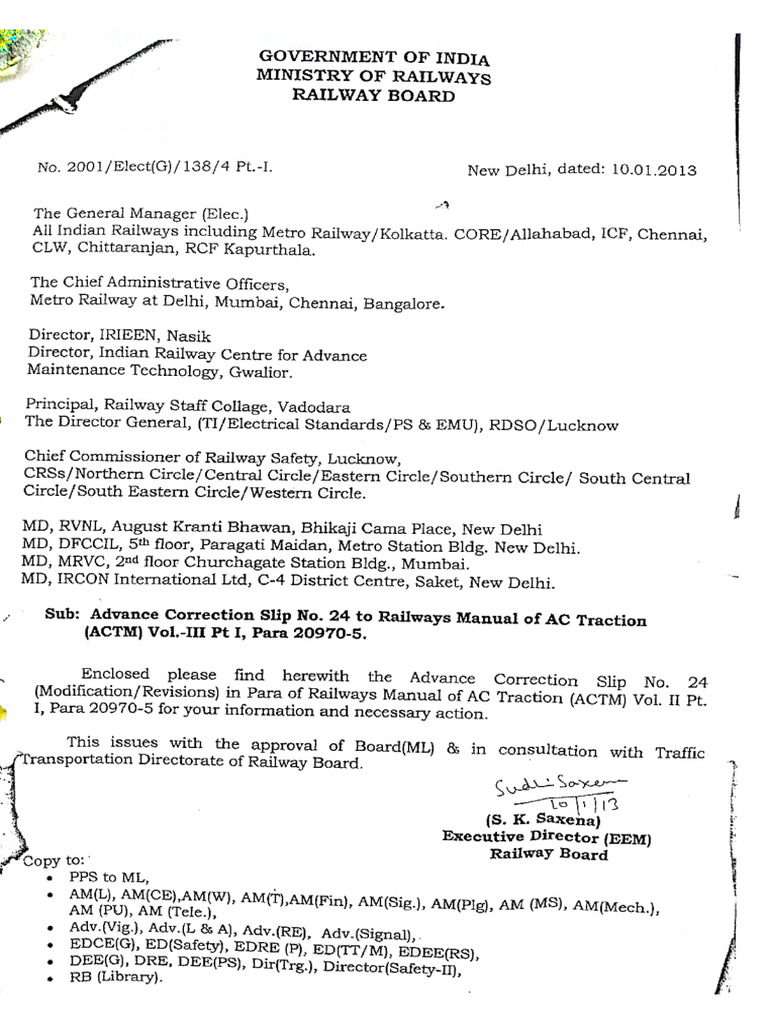 ACTM Correction Slip No. 24 | PDF