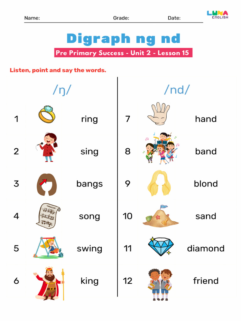 Pre-PS U2 L15 - Hand-Out | PDF