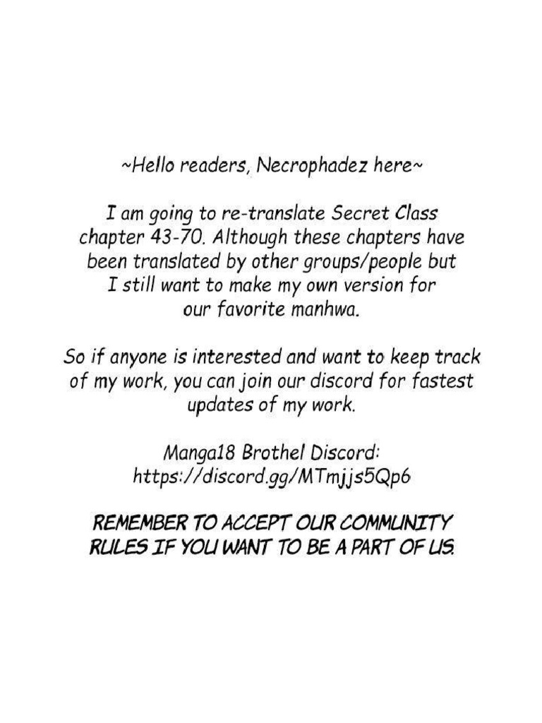 Chapter 74 - Secret Class | PDF