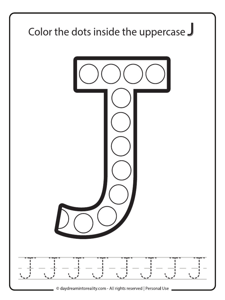 Alphabet Dot Markers Worksheets Free Printables Part10 | PDF
