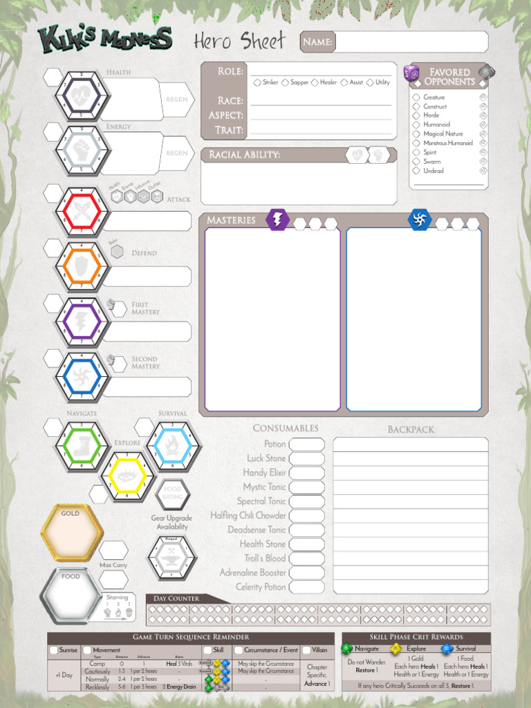 HEXplore It - V1 Kliks Madness Player Aids | PDF
