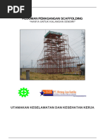 Standar dan Pedoman Perancah Konstruksi | PDF