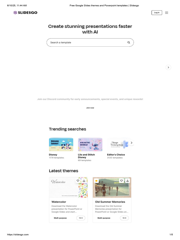 Free Google Slides Themes and Powerpoint Templates - Slidesgo | PDF ...
