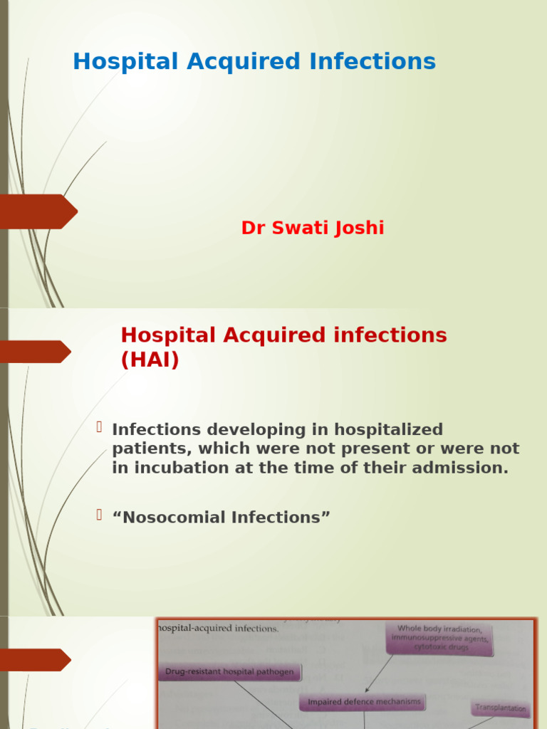 Hospital Acquired Infections (HAI) | PDF | Infection | Hospital ...