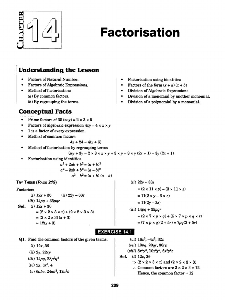 Factorisation | PDF | Factorization | Numerical Analysis