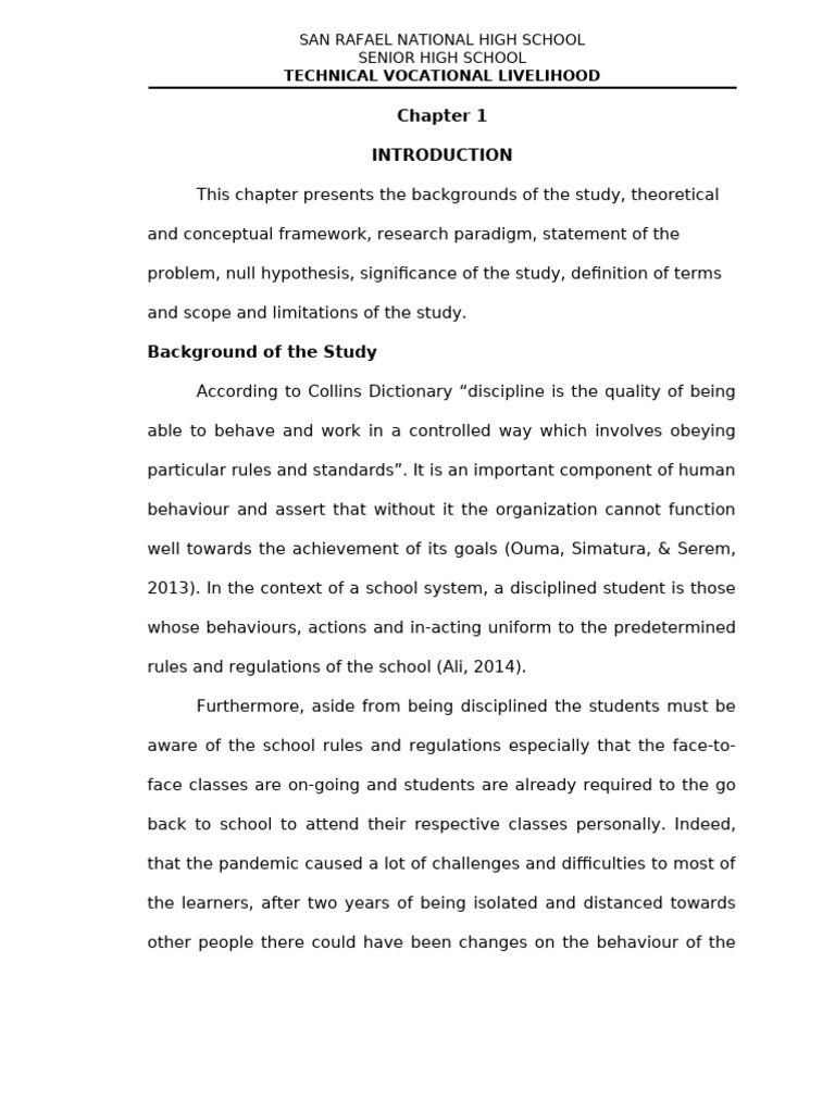 PR2 Chapter-1 Sample | PDF | Behavioural Sciences | Cognition
