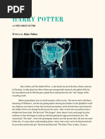 Goblet of Fire Overview and Themes | PDF | Mythography | Harry Potter