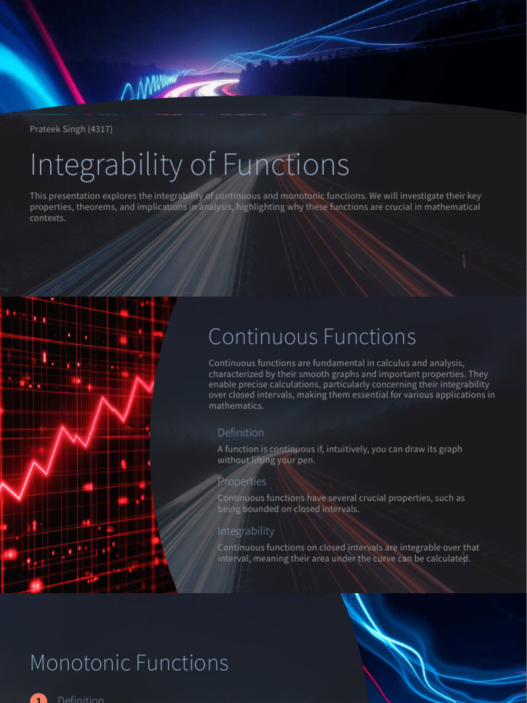 Integrability of Functions | PDF | Integral | Function (Mathematics)