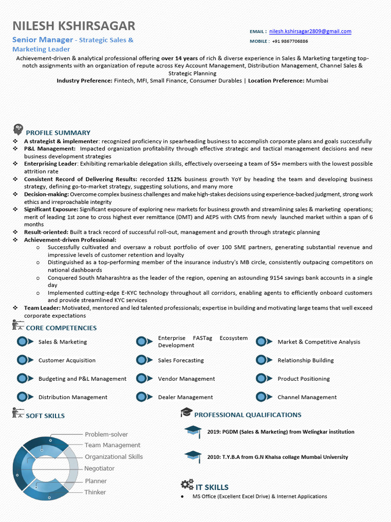 CB___Nilesh_Kshirsagar | PDF | Marketing | Strategic Planning