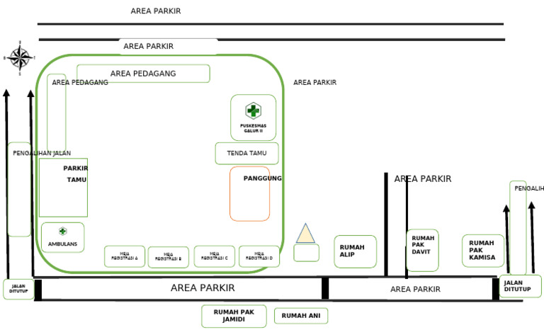 Denah Kegiatan Senam Masal | PDF