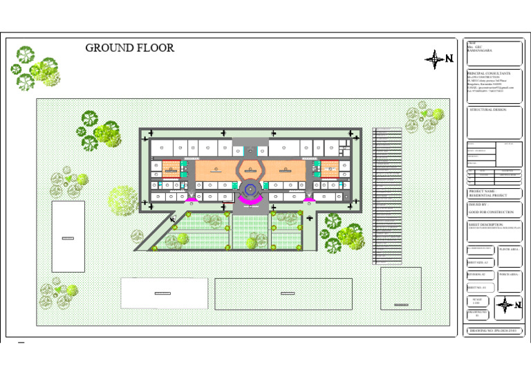 Ground Floor Academic Block Plan | PDF