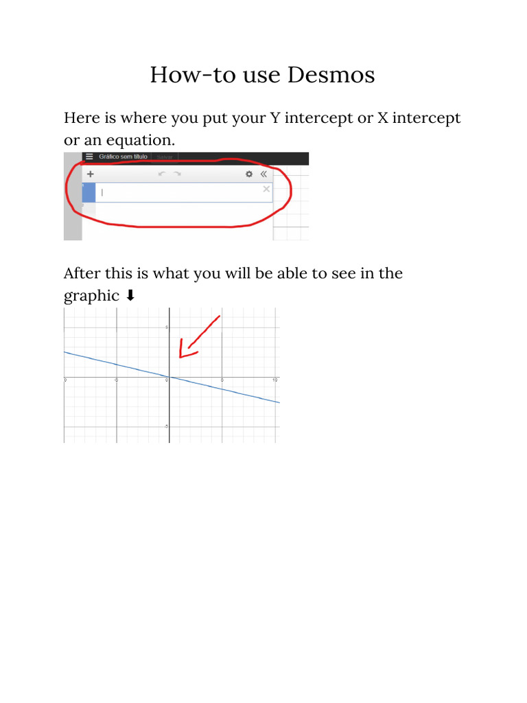 How To Desmos | PDF
